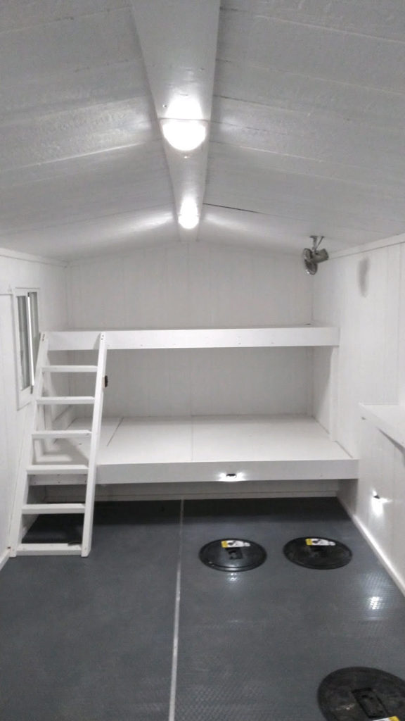 Luxury Ice Fishing Sleeper Houses at Lake of the Woods